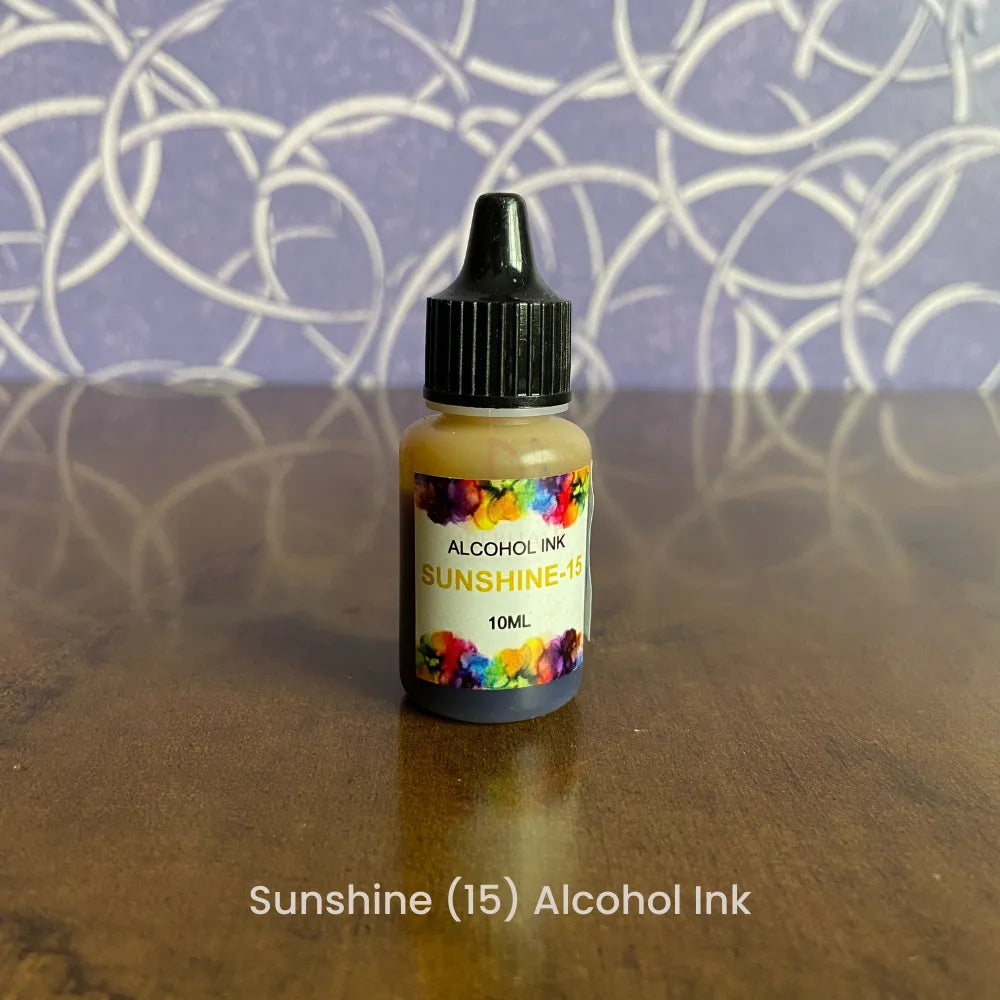 Sunshine (15) Alcohol Ink 10ml – Shrebhavi - Resin Art & Material Shop